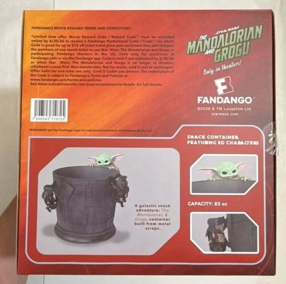Star Wars | Dining | Star Wars The Mandalorian And Grogu Yoda Popcorn ...